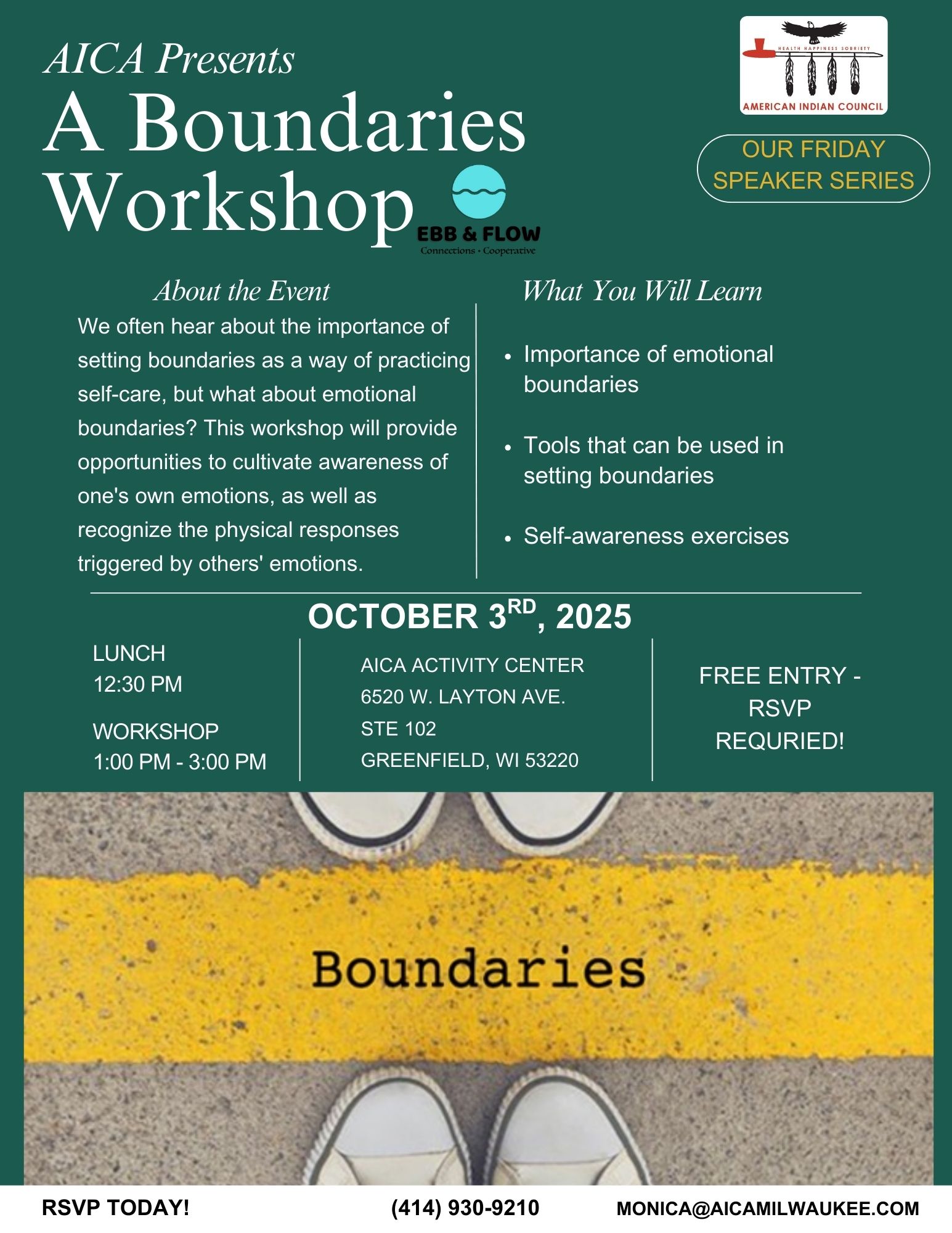 Boundaries Workshop | American Indian Council on Alcoholism, Inc.