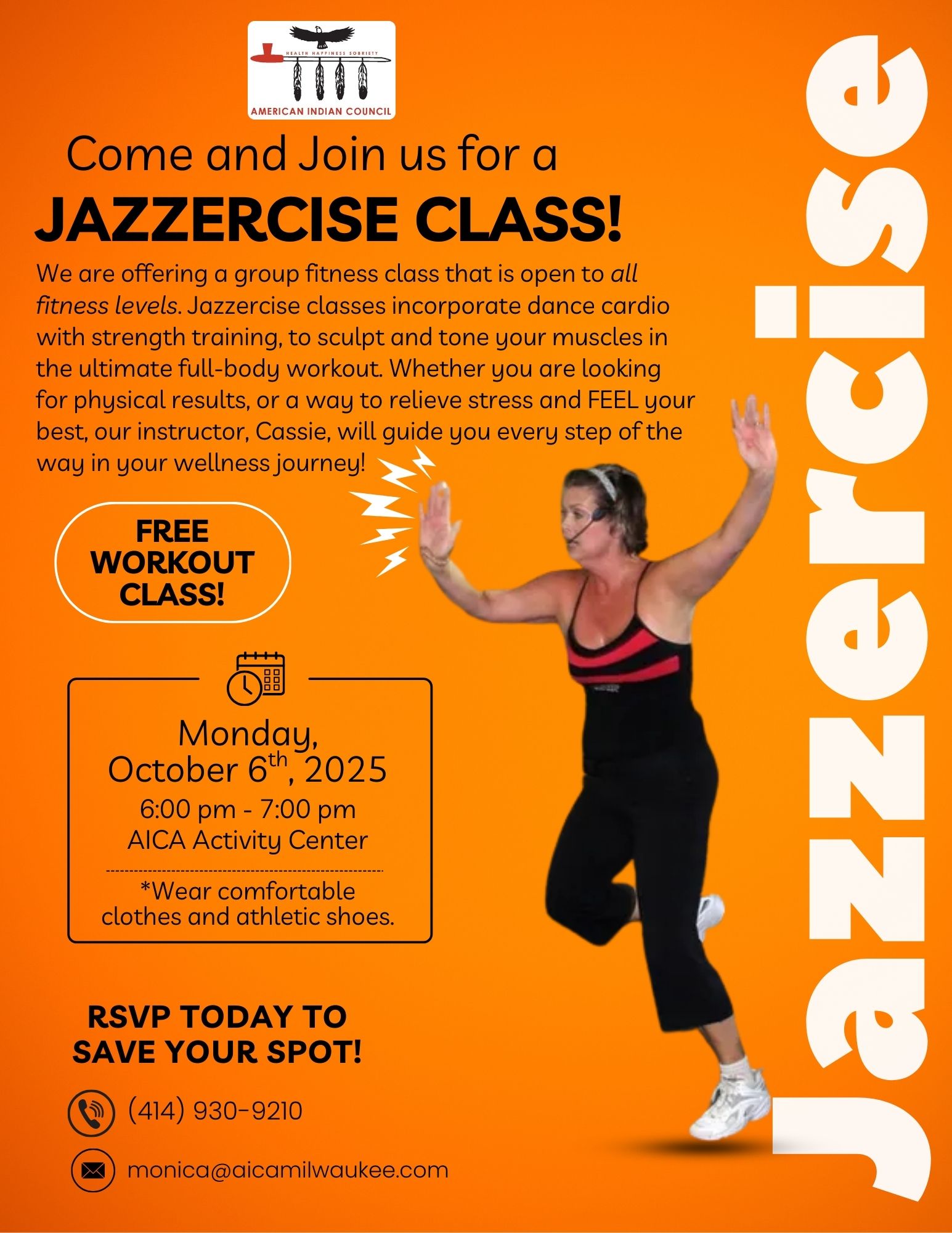 Jazzercise Class | American Indian Council on Alcoholism, Inc.